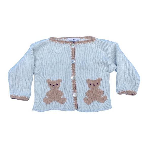 Luda Roberts | Shirts & Tops | Luda Roberts Baby Blue Teddy Bear ...
